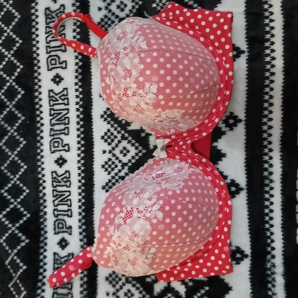 Victoria's Secret | Intimates & Sleepwear | Victorias Secret Red And ...